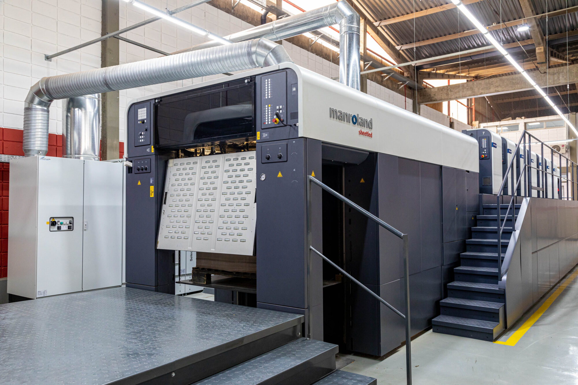 ROLAND 706 LV Evolution installed at Brazilian packaging print facility ...